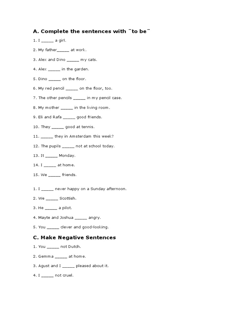 English Exercises | PDF