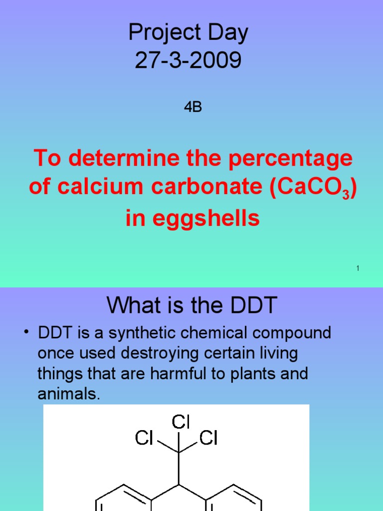 Project Day 27-3-2009: To Determine The Percentage of Calcium Carbonate ...