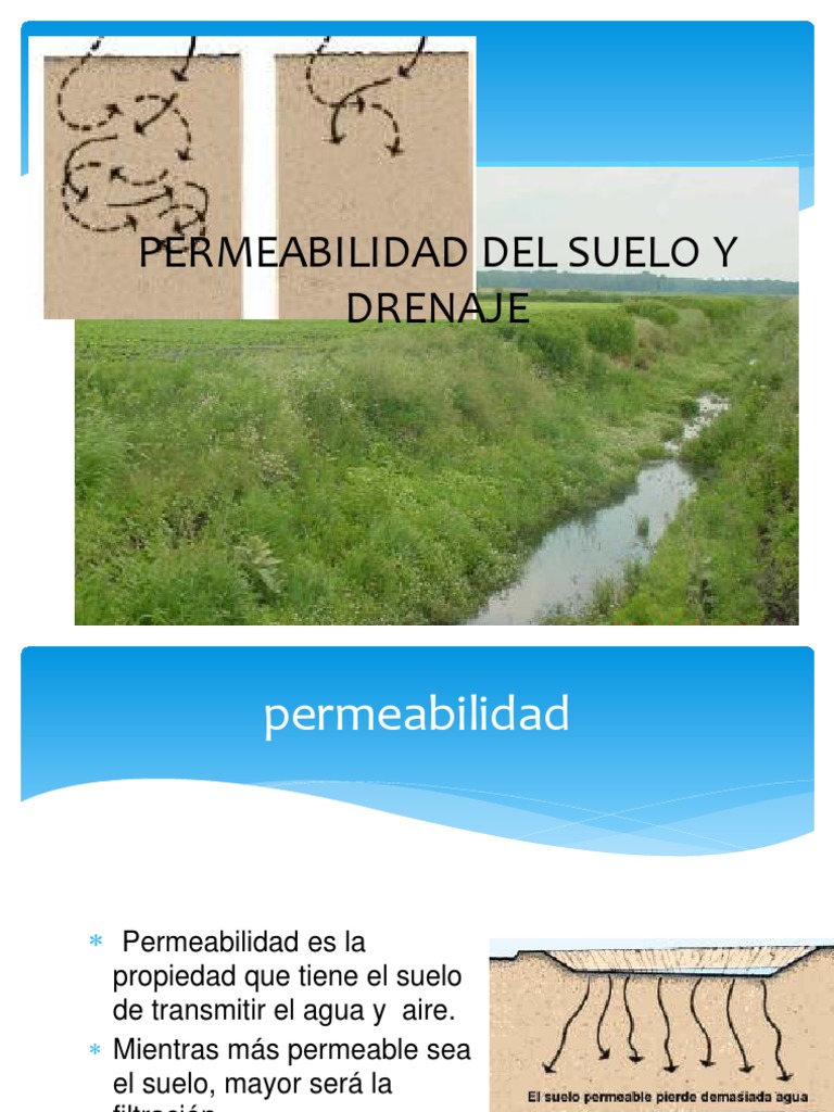 Permeabilidad Del Suelo y Drenaje | PDF