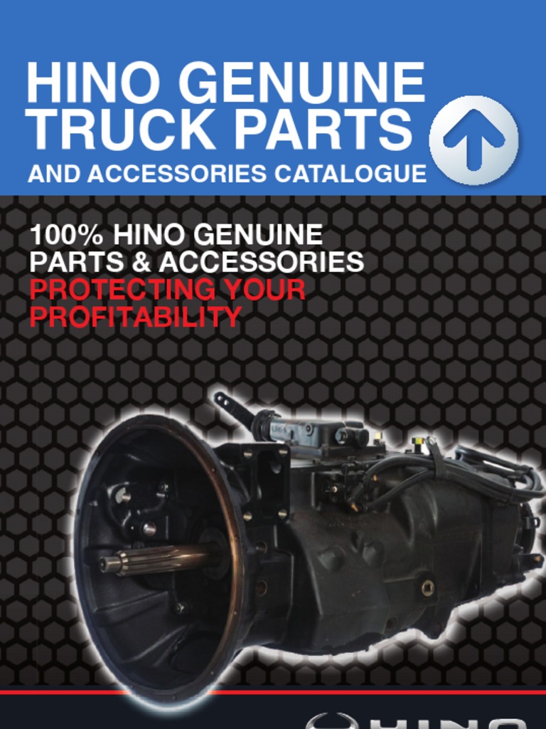 Hino Genuine Parts and Accessories Guide | PDF | Truck | Motor Vehicle