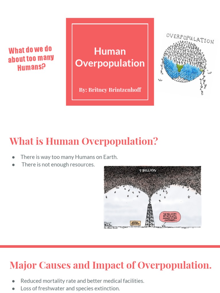 Human Overpopulation Slides | PDF