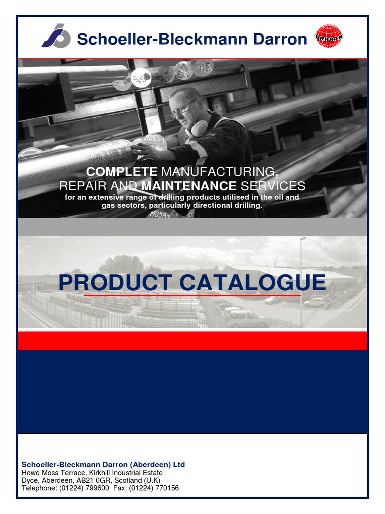 Schoeller-Bleckmann Darron Catalogue | PDF | Drilling Rig | Strength Of Materials