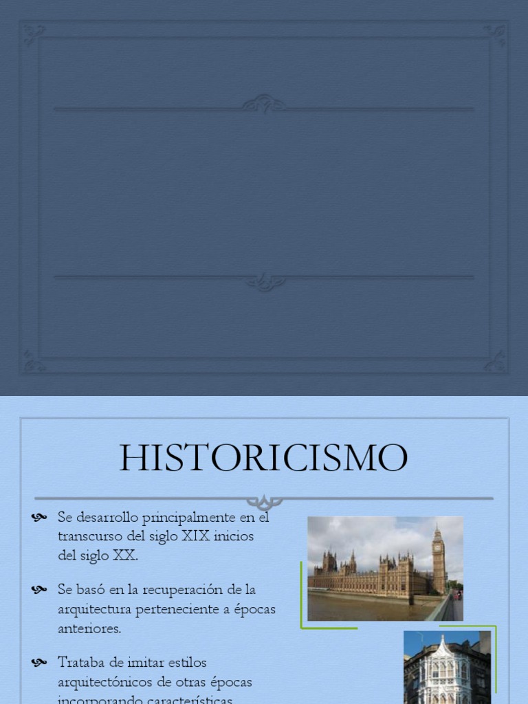 Historicismo en Inglaterra | PDF | Estilo | Diseño arquitectonico