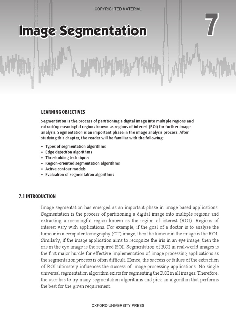 9780198070788 | PDF | Image Segmentation | Computer Vision
