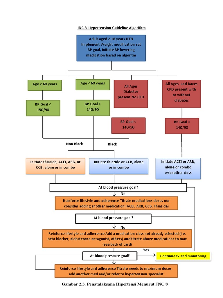 Algoritma Tatalaksana HT | PDF | Hypertension | Drugs