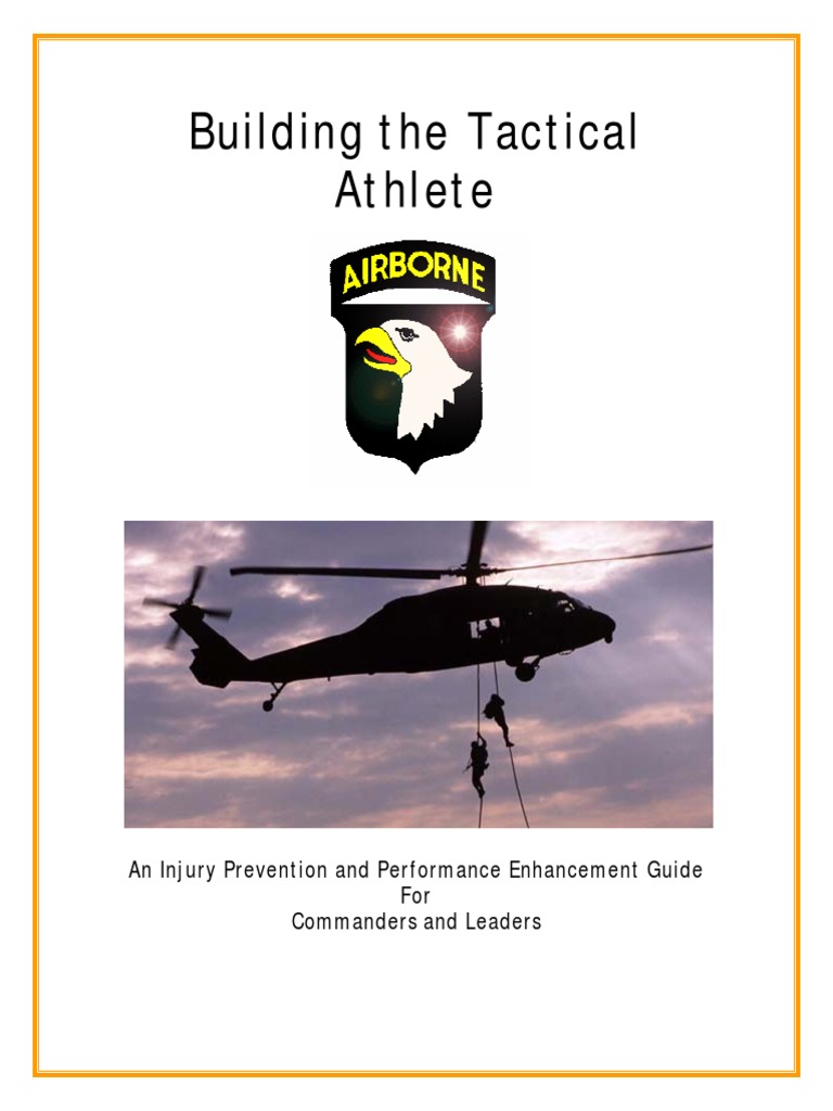 101st Tactical Athlete Handbook | PDF | Aerobic Exercise | Strength ...