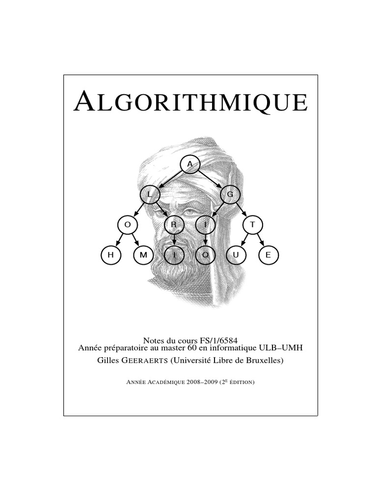 Introduction à l'algorithmique ULB | PDF | Logique mathématique | Mathématiques appliqués
