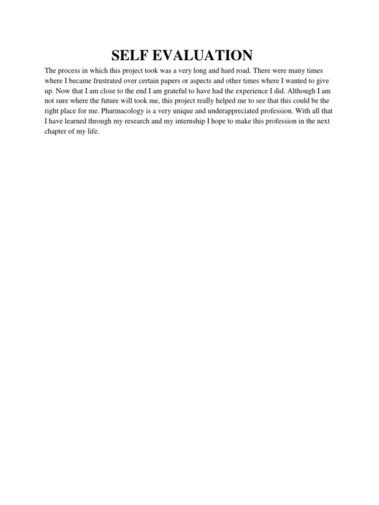 Self Eval | PDF | Psychological Concepts | Psychology