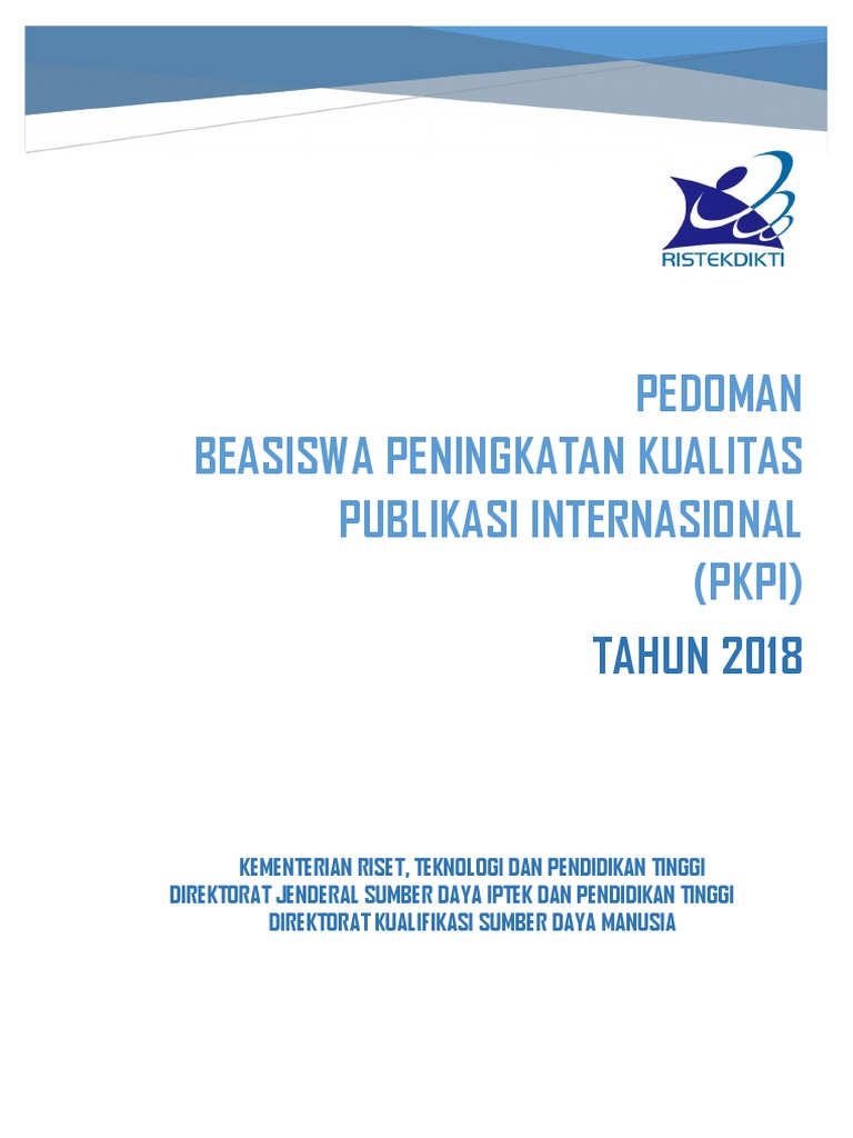 Panduan Pkpi 2018 PDF | PDF