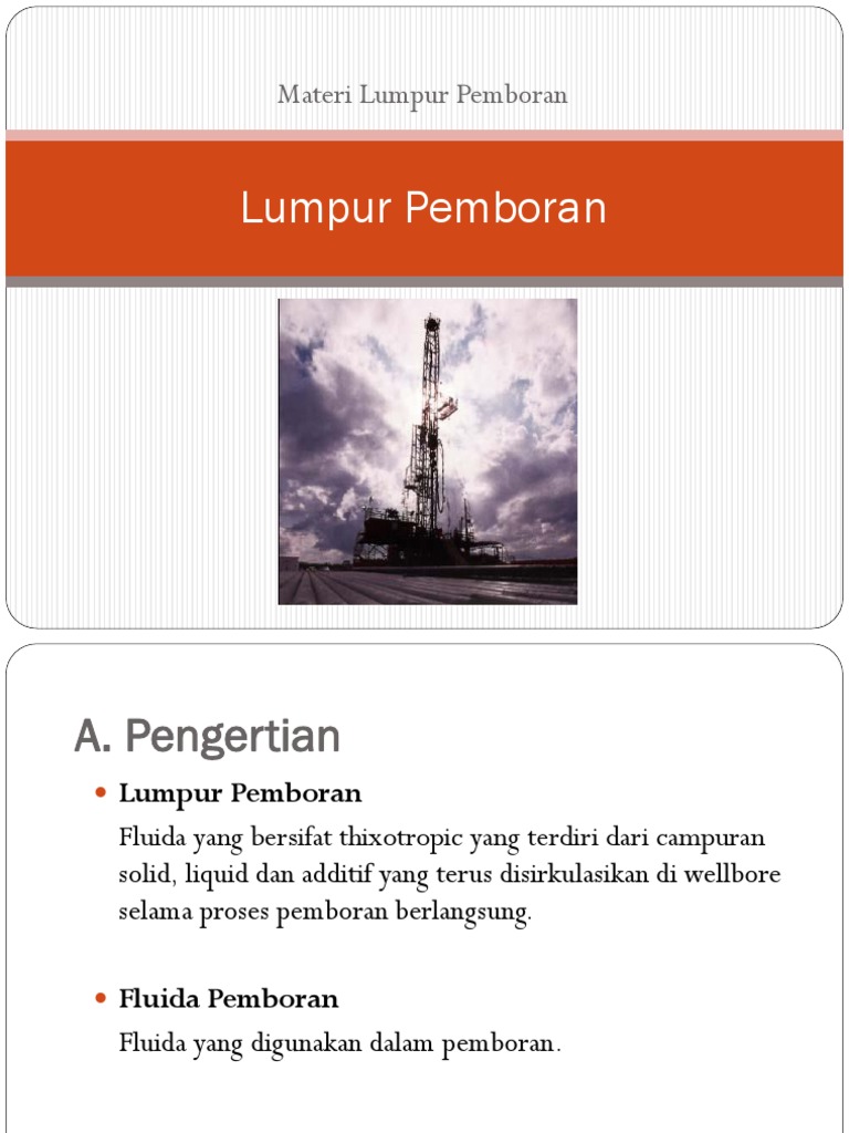 Materi Lumpur Pemboran (All) | PDF