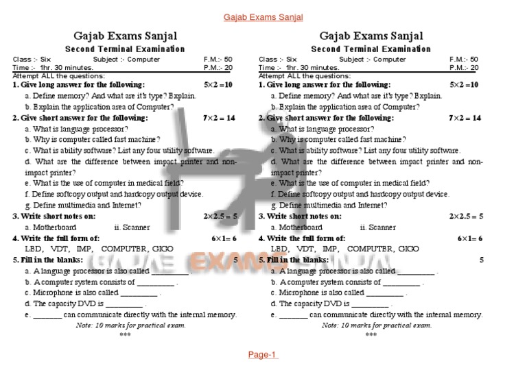 Analysis of a Secondary School Computer Exam Assessing Key Concepts of ...