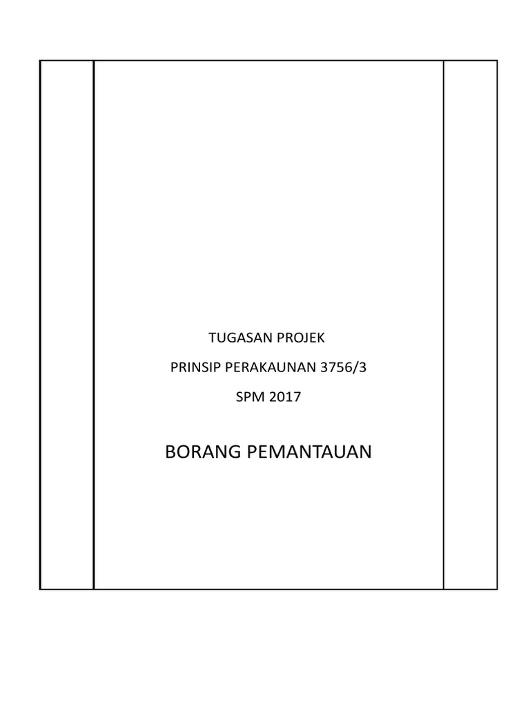 Borang Pemantauan Pelaksanaan Tugasan Projek SPM | PDF