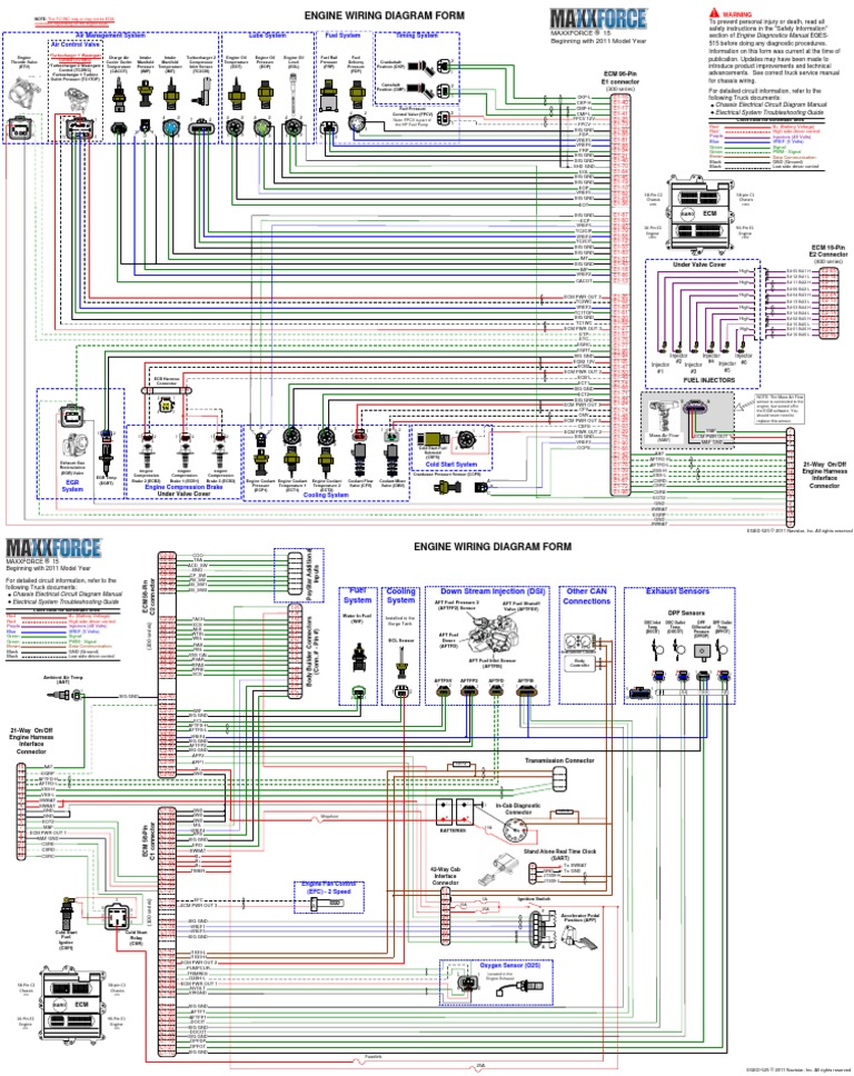 diagrama maxxforce 15 | Turbocharger | Fuel Injection