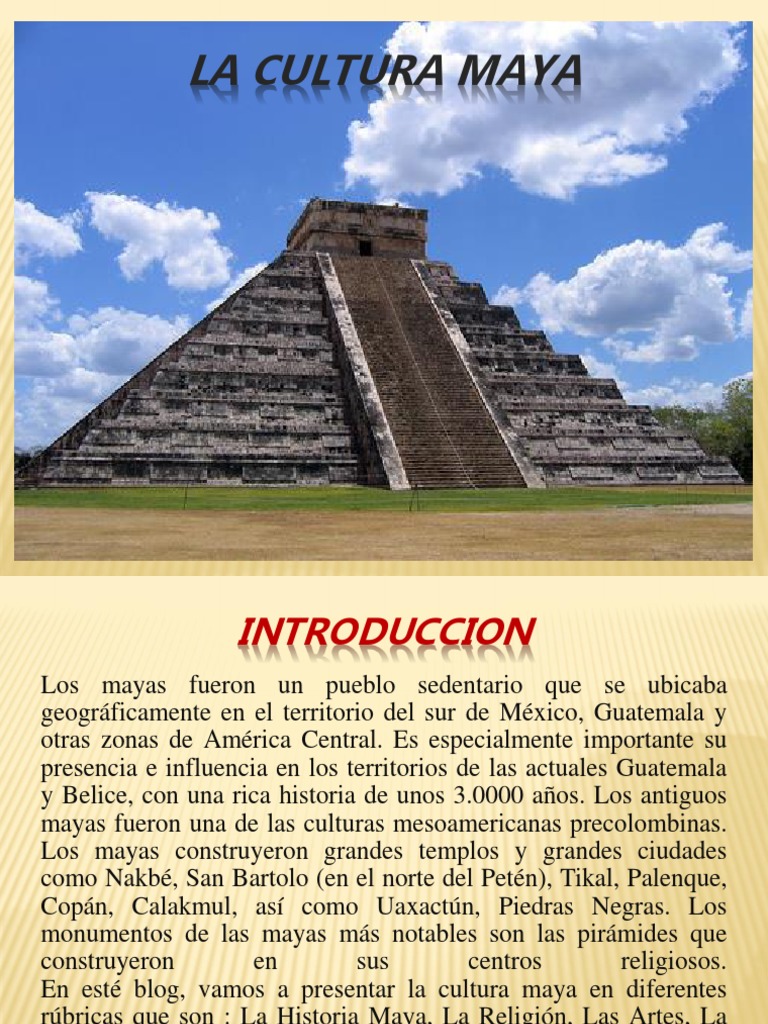 La cultura de los antiguos mayas: Una introducción a su historia ...