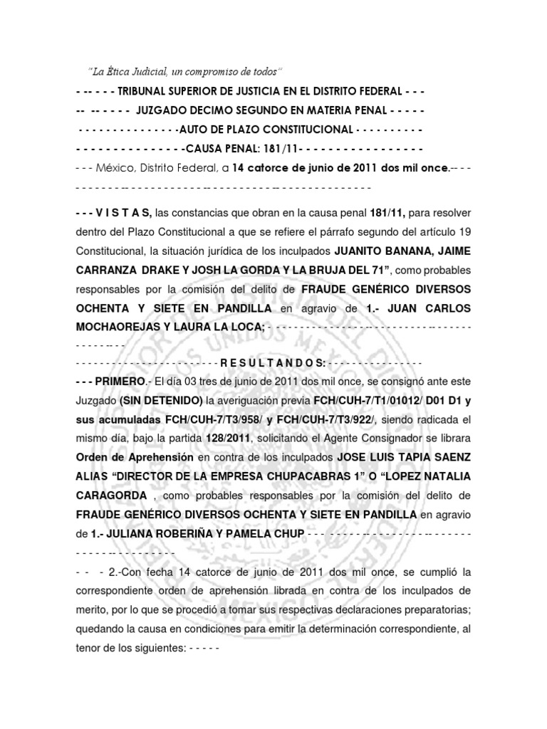 P-206-11 Fraude Generico 87 | PDF | Cheque | Derecho penal