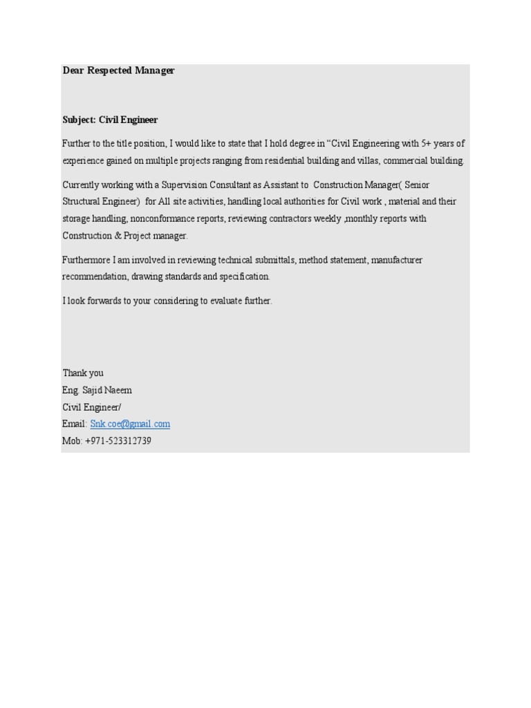 Cover Statement PDF | PDF