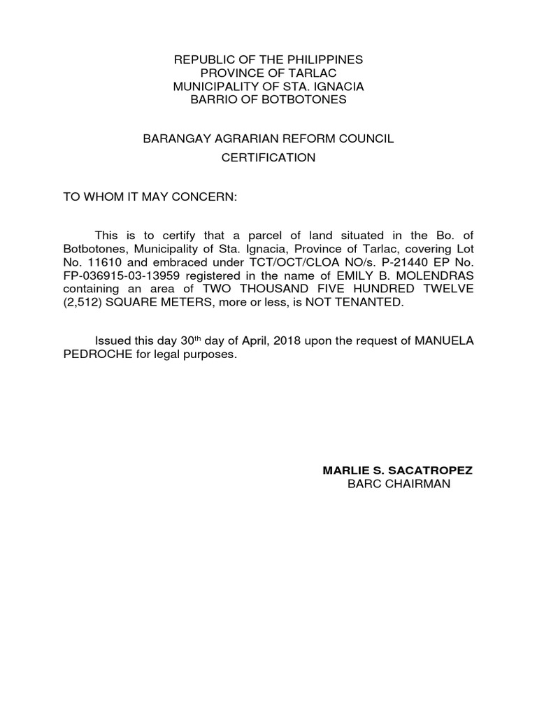 Barc Certificate Pdf