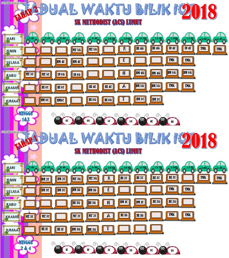 Jadual Bilik Ict | PDF