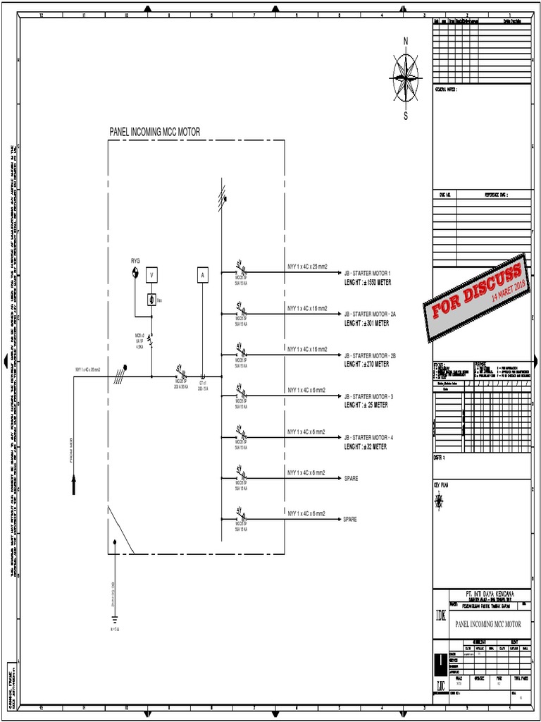SLD - Panel Incoming MCC Pump | PDF