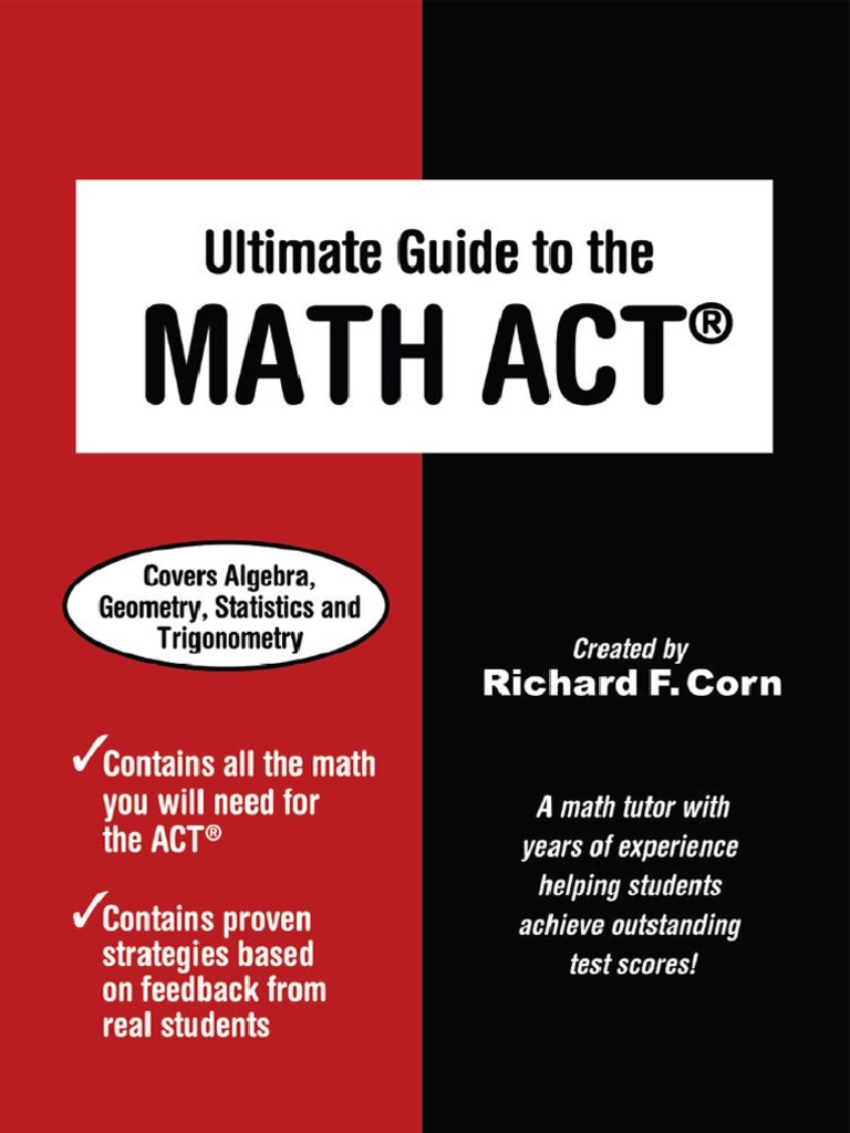 Ultimate Guide To The Math ACT - Richard Corn | PDF | Prime Number ...