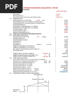 Circular Steel Tank Design Calculation | PDF | Pressure | Soft Matter