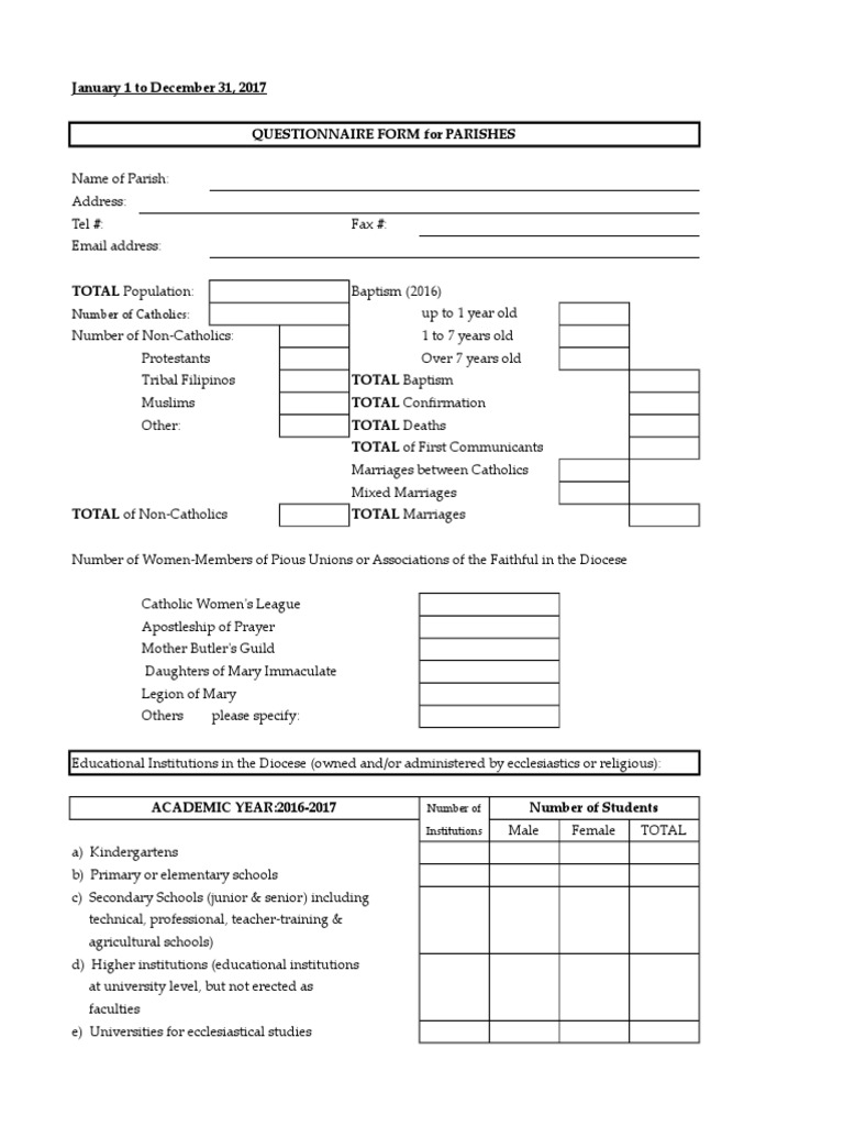 Form Parish | PDF | Marriage | Catholic Church