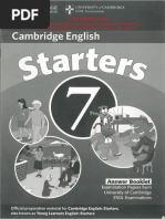Flyers 2 2018 Authentic Examination Papers Answer Booklet PDF | PDF