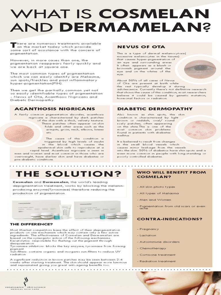What Is Cosmelan and Dermamelan?: The Solution? | PDF | Diabetes ...