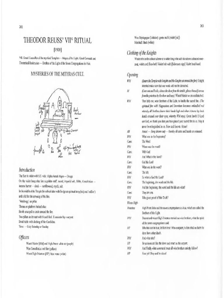 OTO Rituals & Sex Magick - 262-293 | PDF