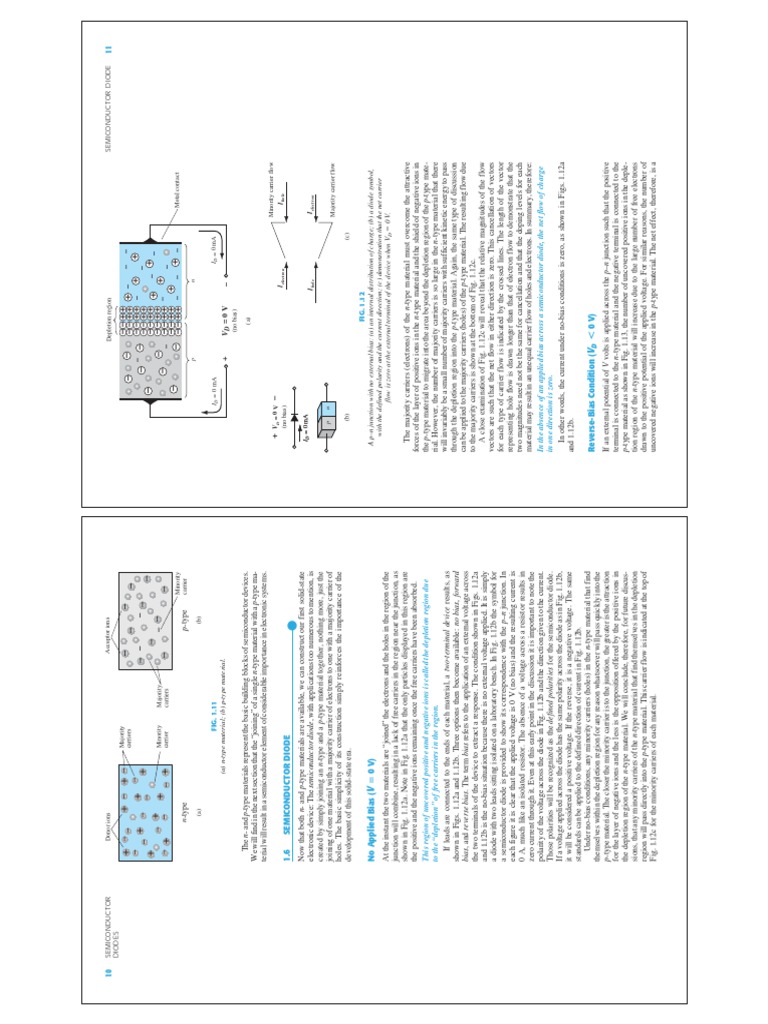 Study Material Semiconductor Devices | PDF | P–N Junction | Diode