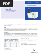 GC 2400 Specification | PDF | Gas Chromatography | Chromatography