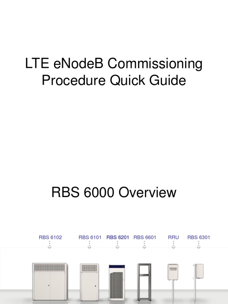LTE ENodeB Commissioning Procedure - Screen | PDF