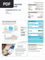 Billing Summary: Your Energy Bill | PDF | Electric Power | Physical ...