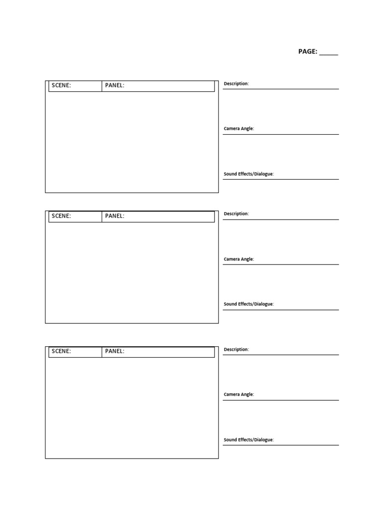 Storyboard Template Guide | PDF