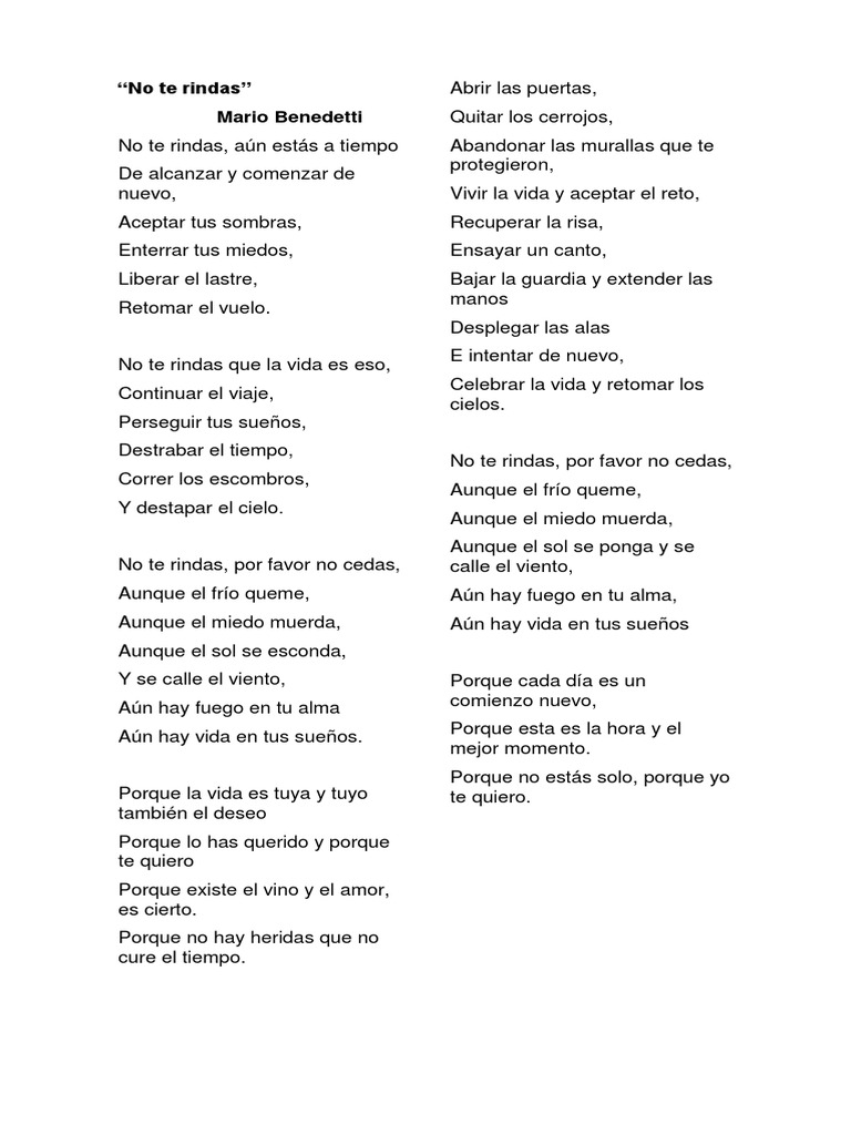 No Te Rindas | Fe | Verdad