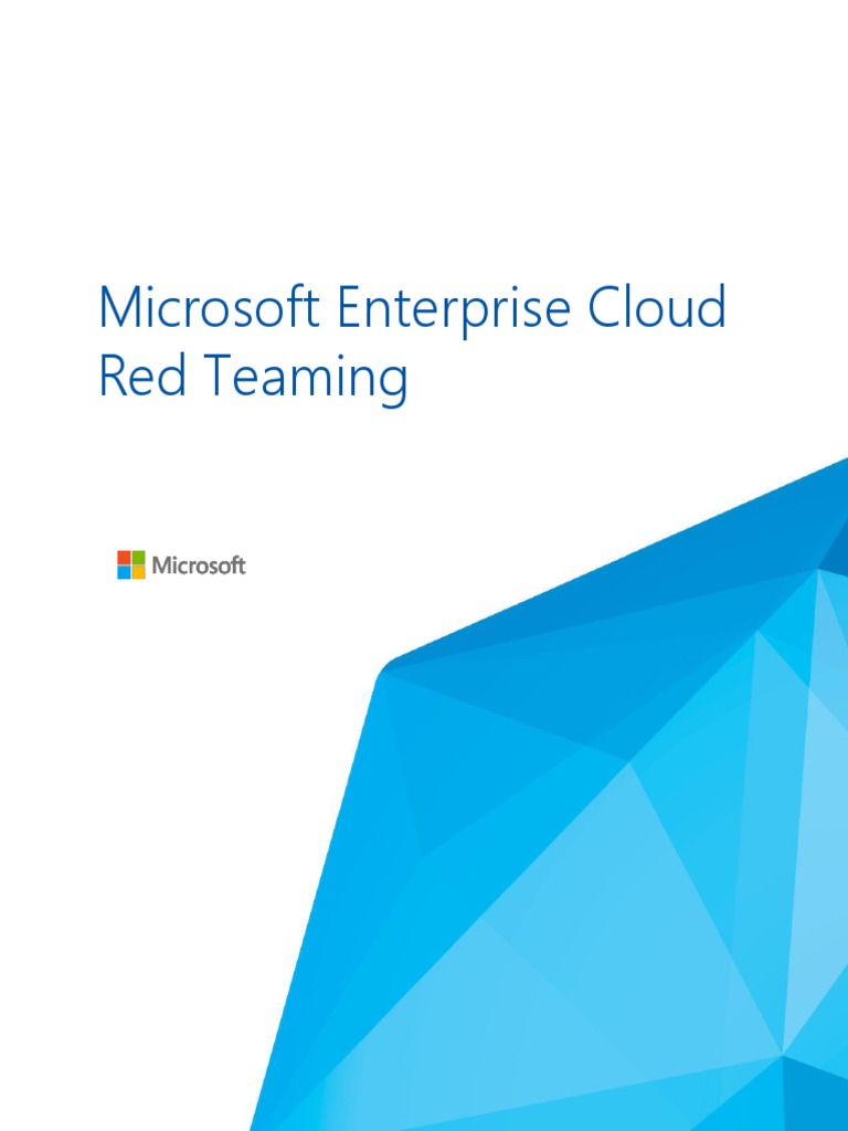 Microsoft Enterprise Cloud Red Teaming PDF | PDF | Antivirus Software | Computer Security