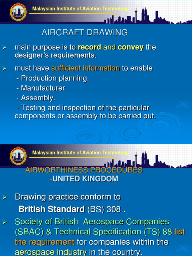 Aircraft Drawing Standards Guide | PDF | Art