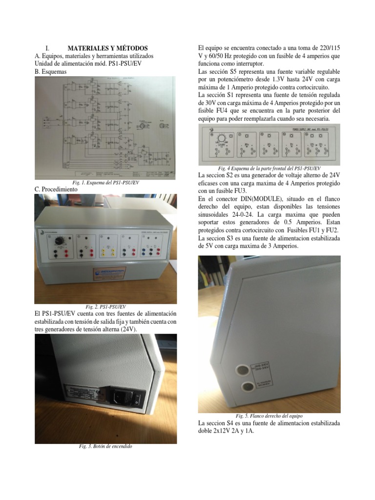 Resumen Ps1 Psu Ev | PDF | Ingeniería Electrónica | Energia electrica