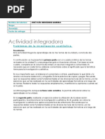 Act Integ U1 | PDF | Enfermería | Investigación cualitativa