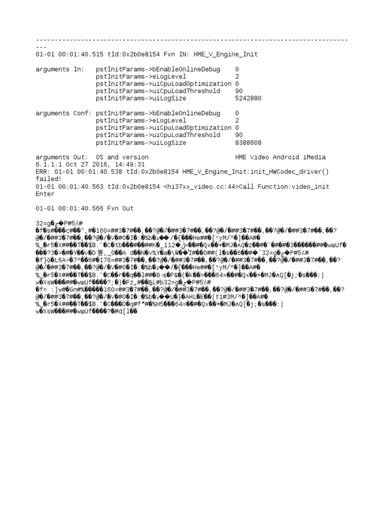 HME Video Engine Initialization Errors | PDF | Computers