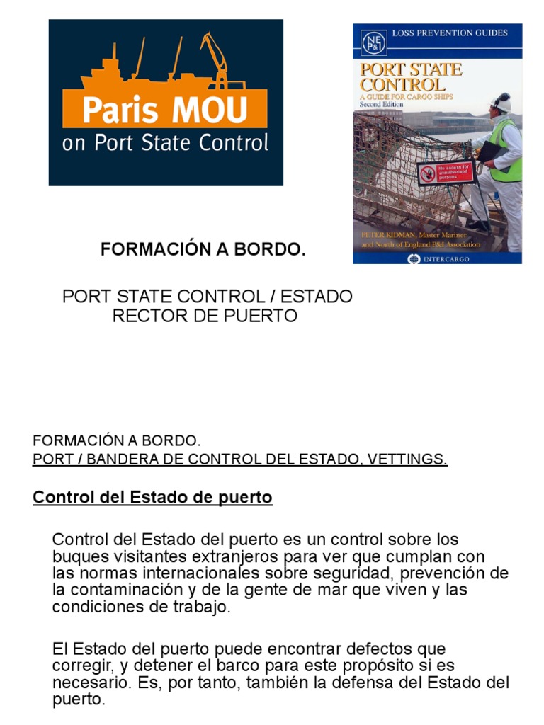 6.port State Control | PDF | Barcos | Envío
