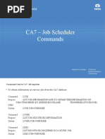 CA7 Scheduling Documentation | PDF | Command Line Interface | Computer Architecture