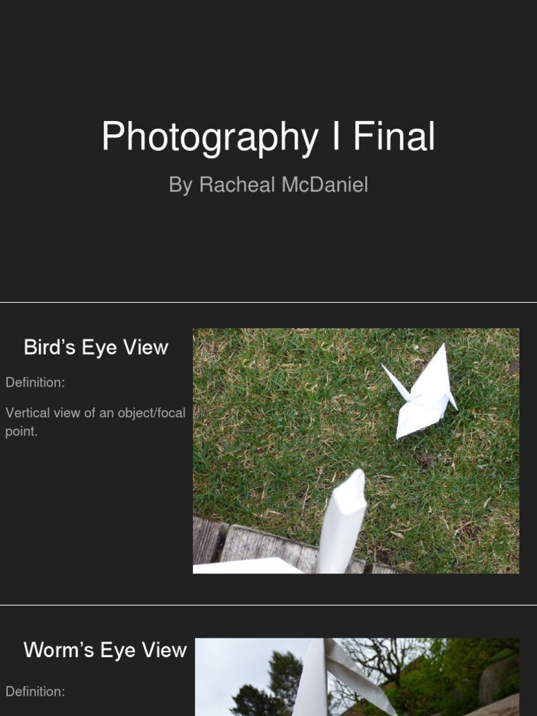 Photography I Final | PDF