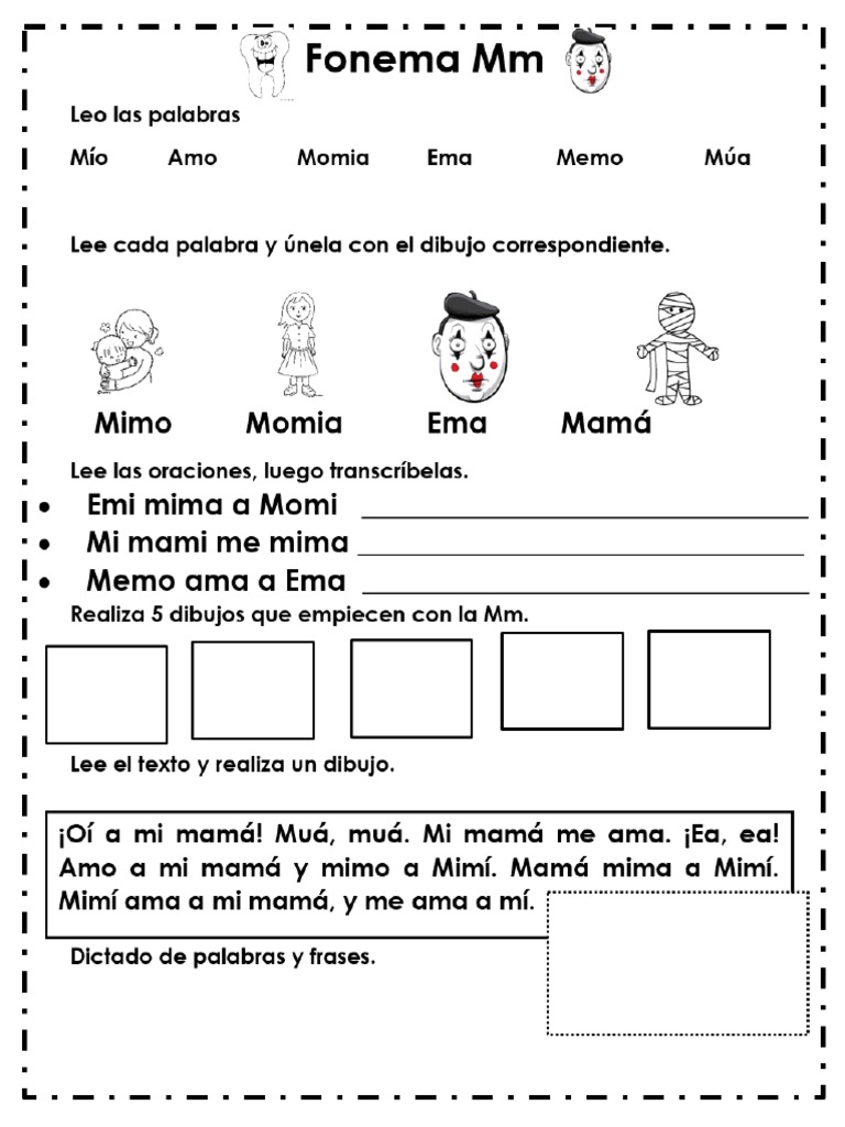 Ejercicios Letra M | PDF