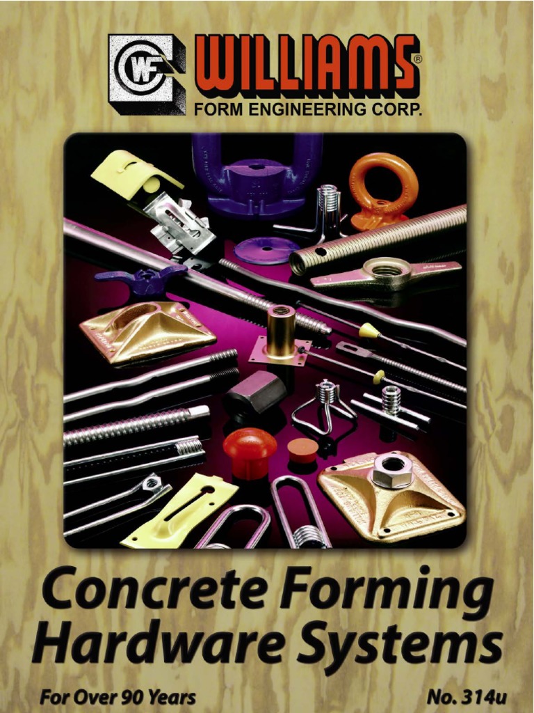 Concrete Forming Hardware | PDF | Concrete | Pressure