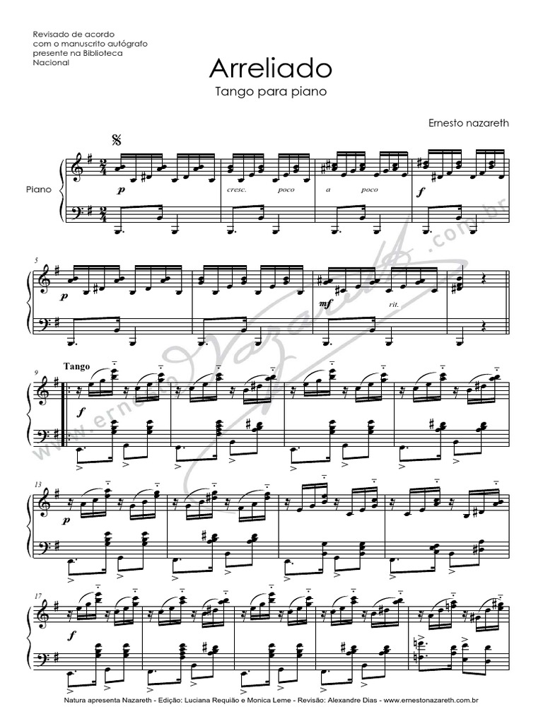 Arreliado - Nazareth PDF | PDF