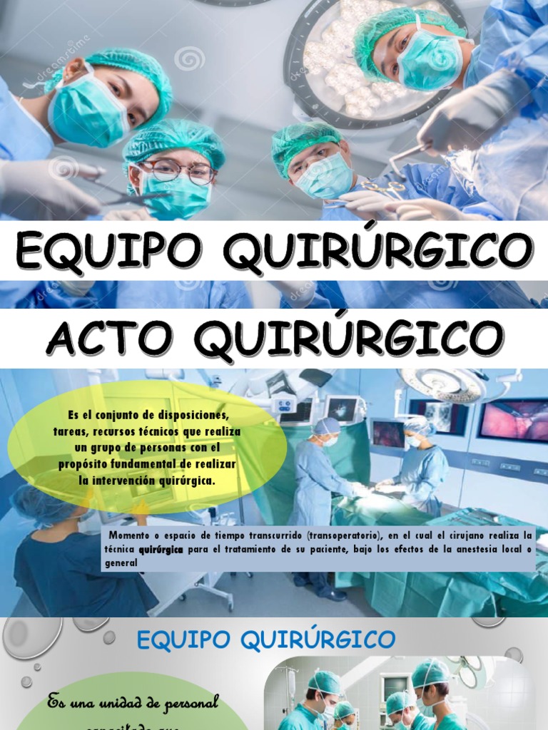 Funciones del Equipo Quirúrgico | PDF | Cirugía | Ciencias de la Salud