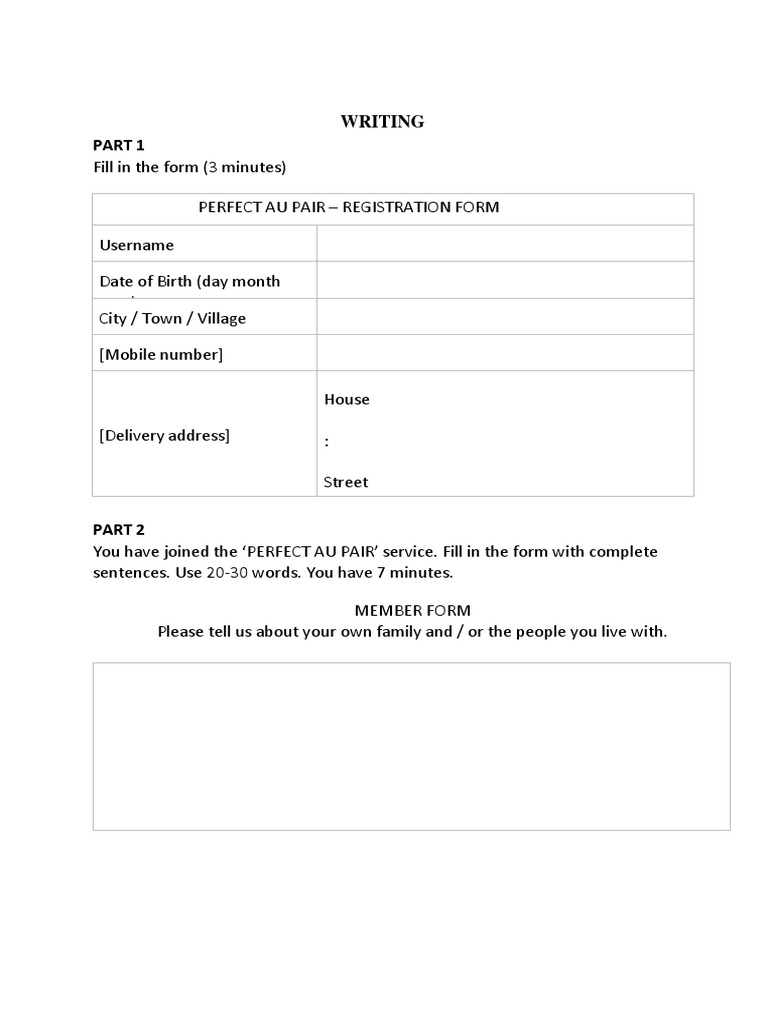 Writing Unit 1 APTIS | PDF | Career & Growth