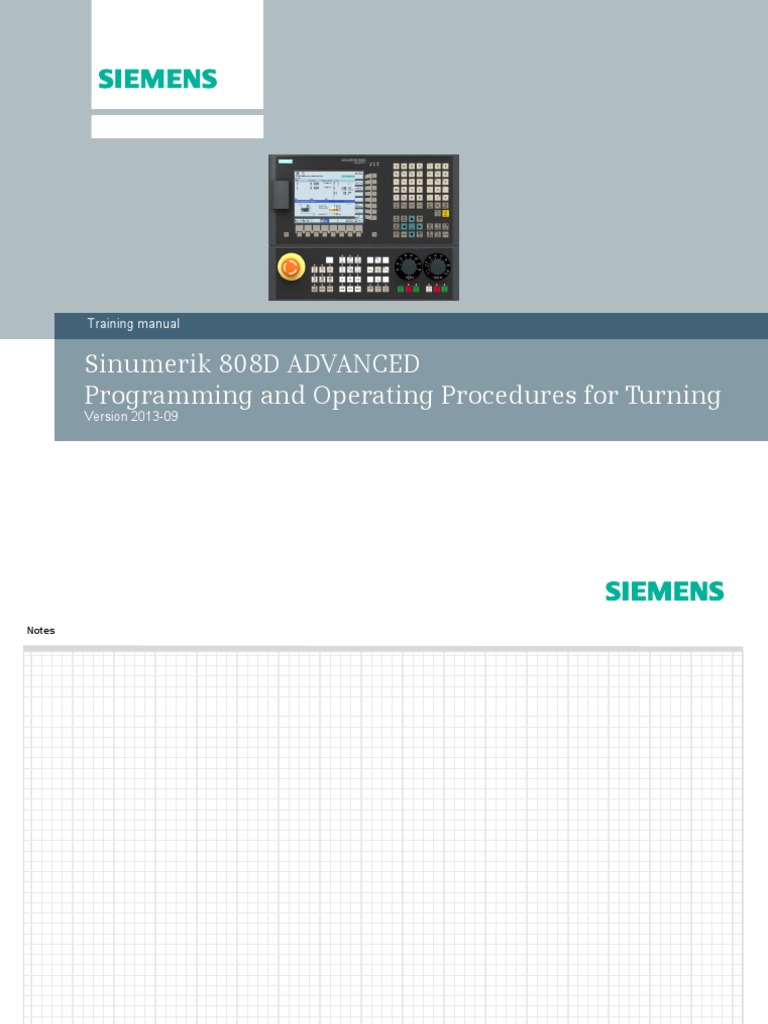 En 808d Advanced Operating And Programming Turning 2013 09 Pdf Cartesian Coordinate System