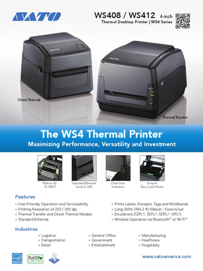 WS4 Series Datasheet | PDF | Universal Product Code | Barcode